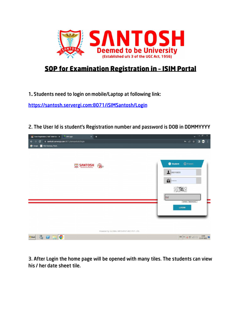 Isim Sop Mbbs 1st Prof. (2024-25) | PDF
