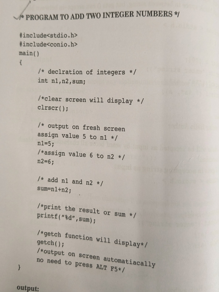 Basic C Programs | PDF