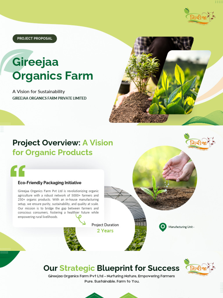 Gireeja Pitch deck (1) (1)-1-12 | PDF | Organic Farming | Agriculture