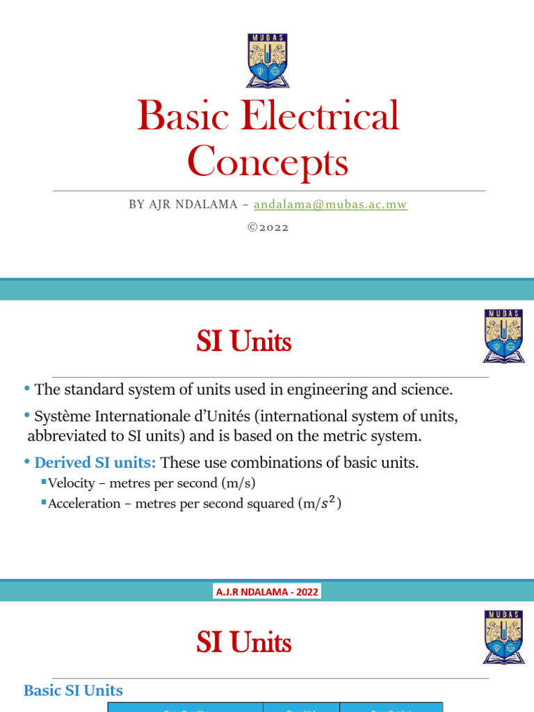 Basic Electrical Concepts Explained | PDF | Rectifier | Inductance