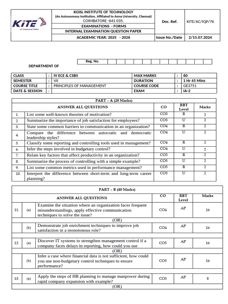 Pom Set 1 Ia2-Set A | PDF