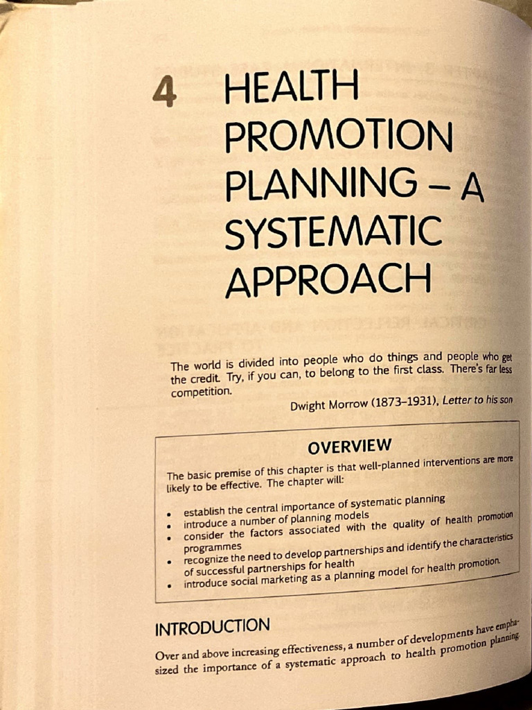 Health Promotion 1 | PDF