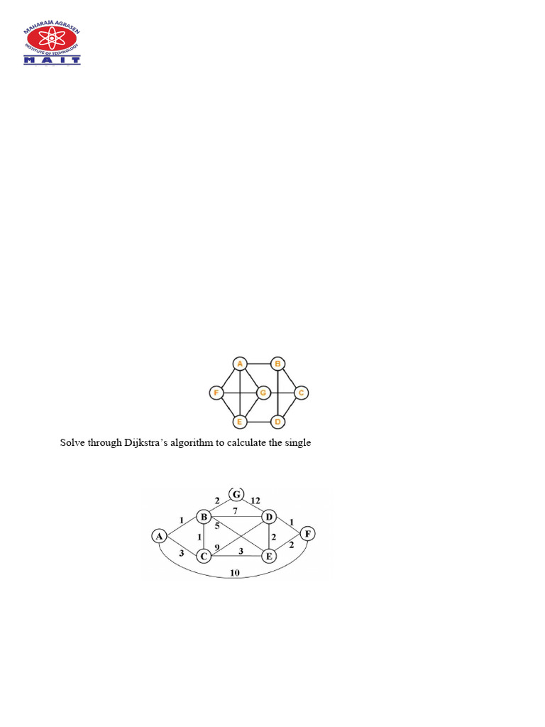 Assignment 4 Graphs Unit 4 | PDF