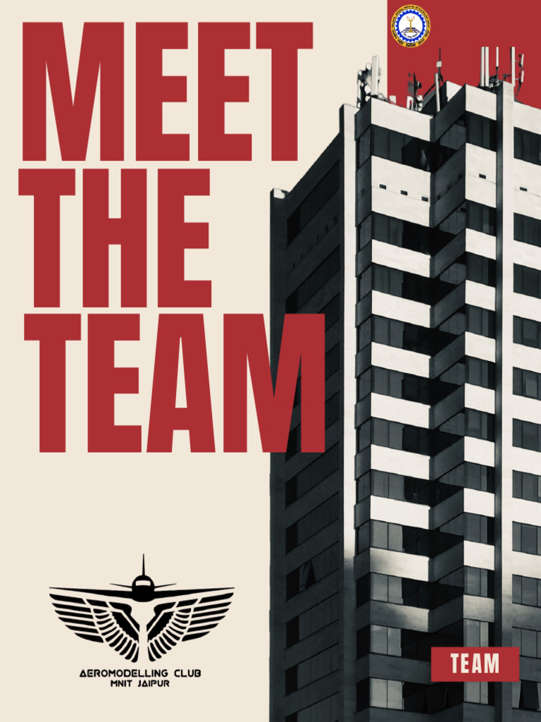 Red and Beige Bold Team Introduction Instagram Carousel Post | PDF