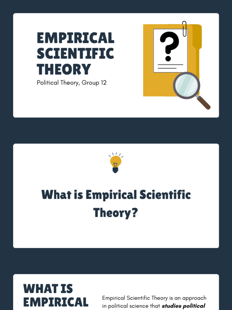Empirical Scientific Theory - Grp 12 | PDF | Science | Theory