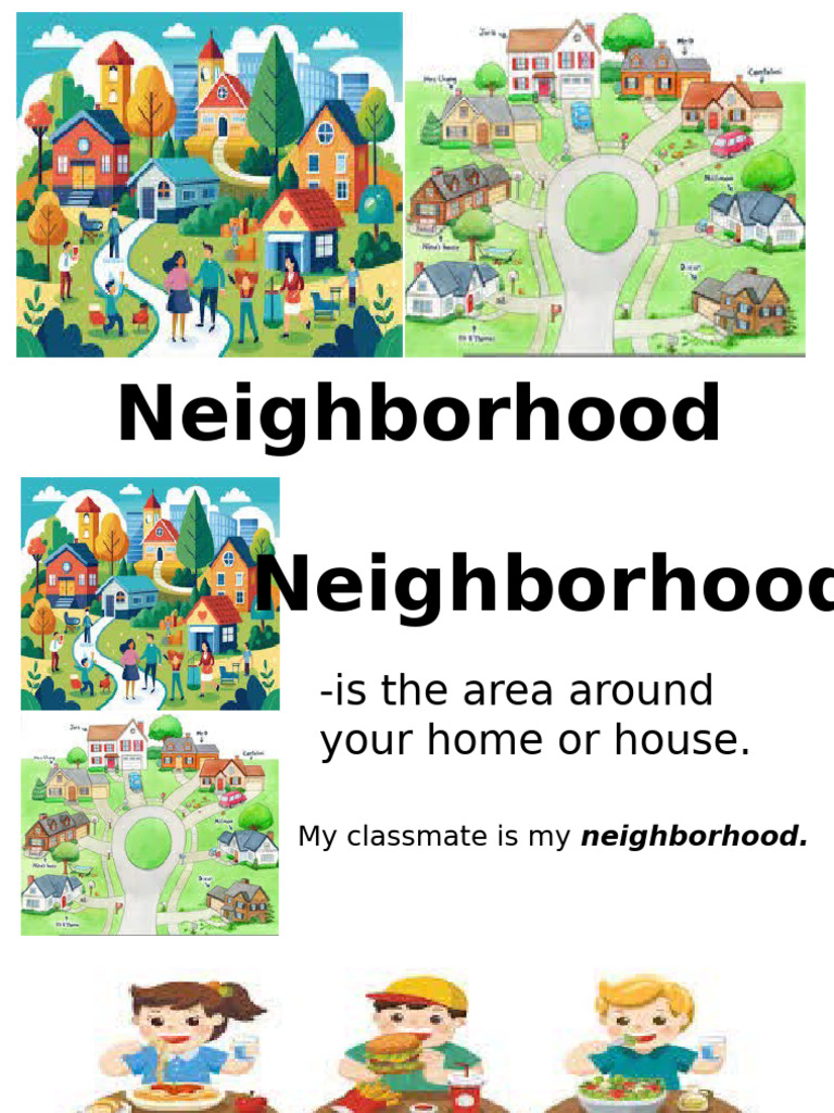 Exploring Neighborhoods and Childhood Joys | PDF