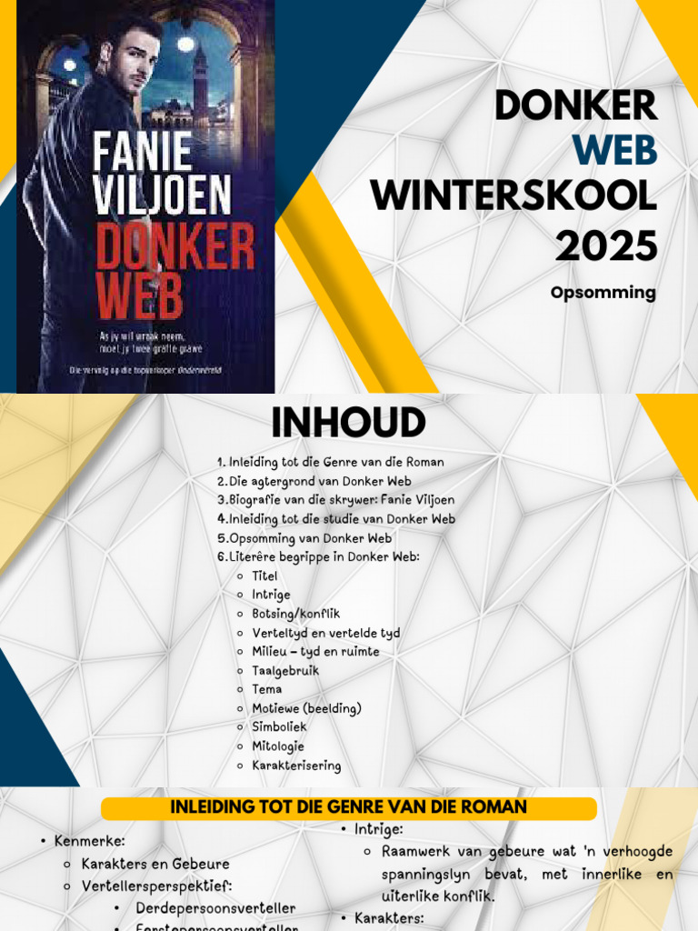 Donker Web Opsomming 2025 | PDF