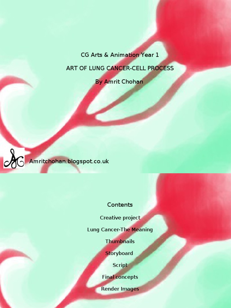 3D Animation of Lung Cancer Process | PDF | Cancer | Blood Cell