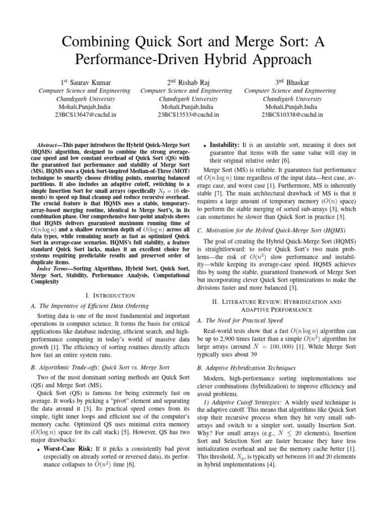 IEEE Conference Template | PDF | Time Complexity | Applied Mathematics