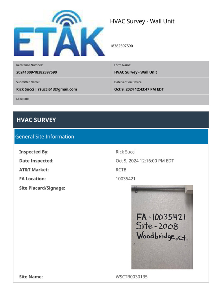 HVAC Survey - Wall Unit | PDF | Alternating Current | Rectifier