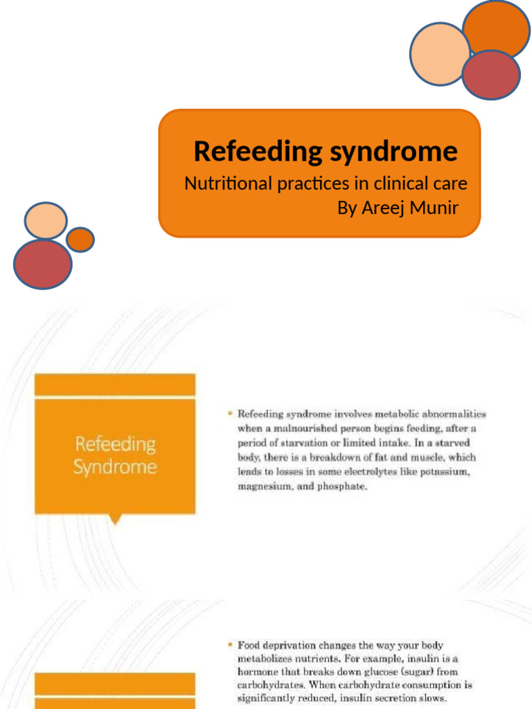 refeeding syndrome | PDF