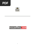 Tanzania Form Four Civics Mock Exam 2025 | PDF | Tanzania | Developing ...