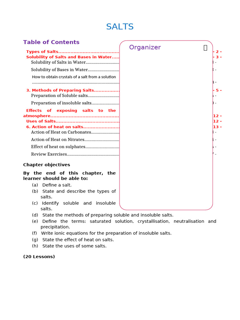 2.4. Salts | PDF | Salt (Chemistry) | Hydroxide