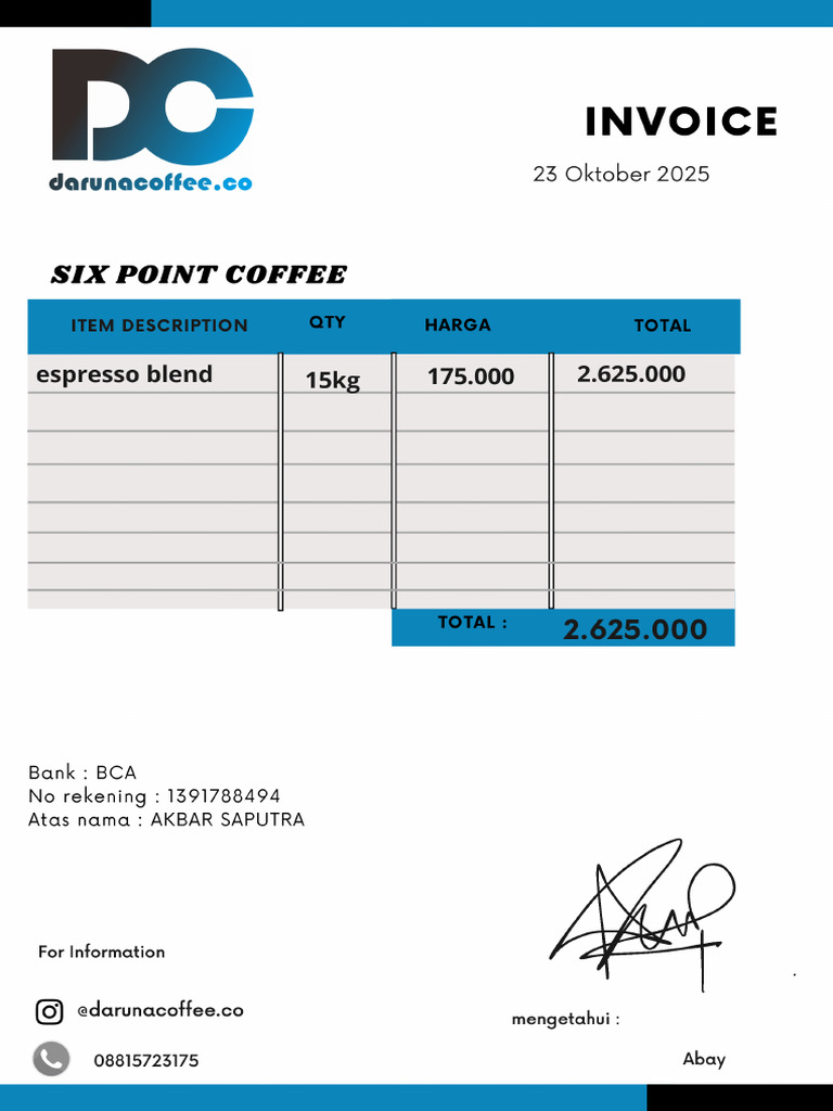 Salinan Dari Salinan Dari Gold Modern Business Marketing Invoice ...