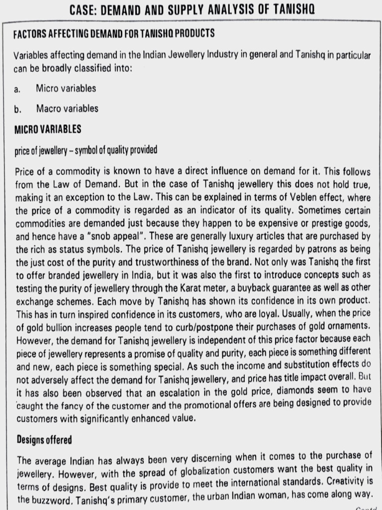 ME Case Study Assignment 2 | PDF | Demand | Luxury Goods