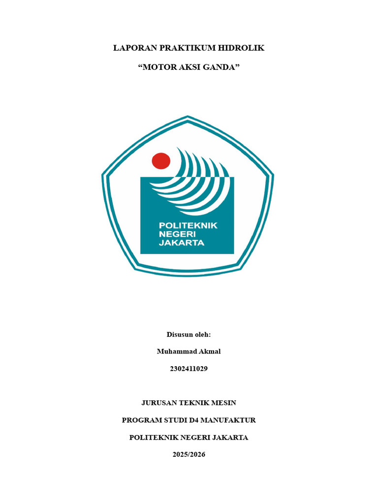 Laporan Praktikum Motor Aksi Ganda - Muhammad Akmal - 2302411029 | PDF
