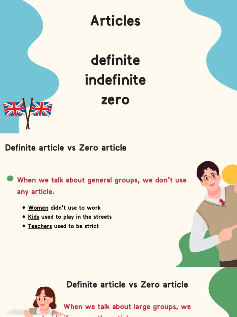 Definite, Indefinite and Zero Articles | PDF | The Simpsons ...