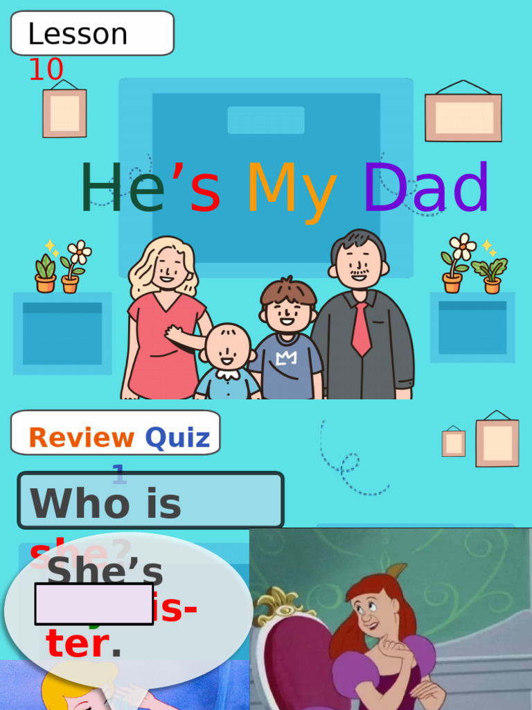YBM (김) Review Quiz + My Dad & My Mum Storybook | PDF