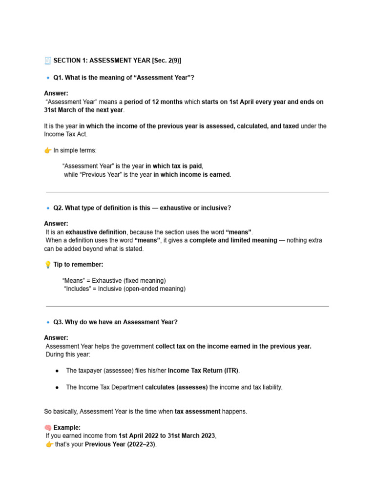 Sir Document in Easy Words | PDF | Taxes | Capital Gains Tax