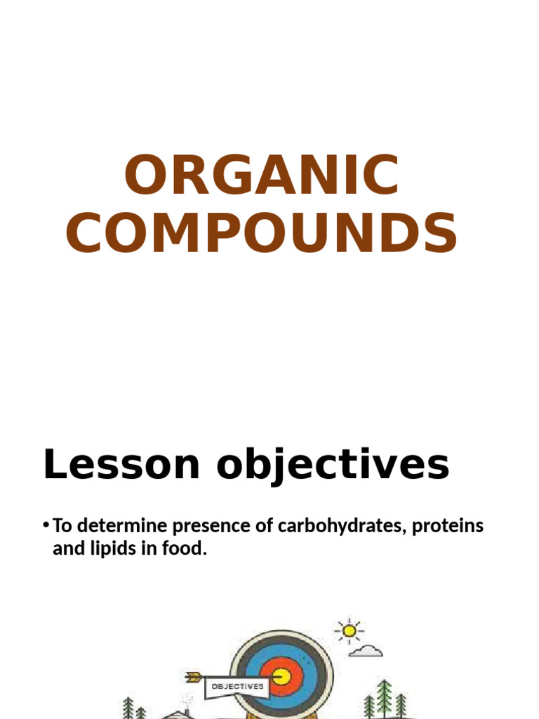 Organic Compounds | PDF | Carbohydrates | Foods
