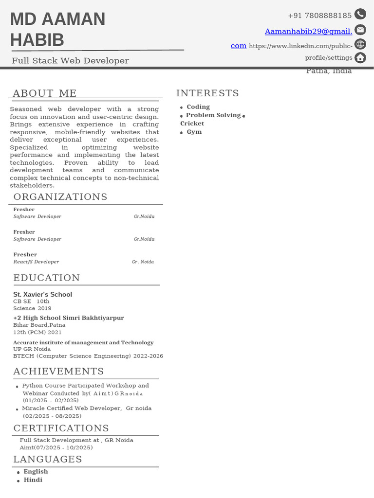 Faisal Resume Updated (25!03!2025) | PDF | Computing | Software Engineering