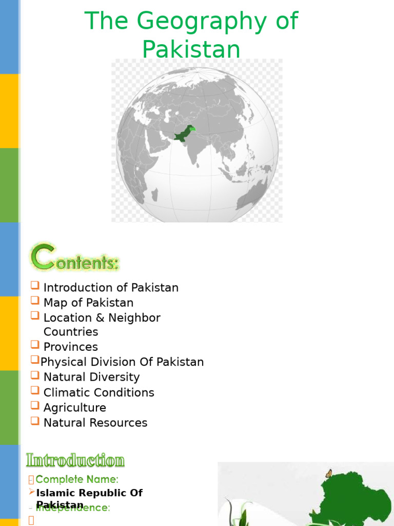 Geography of Pakistan-1 | PDF | Indus River | Pakistan