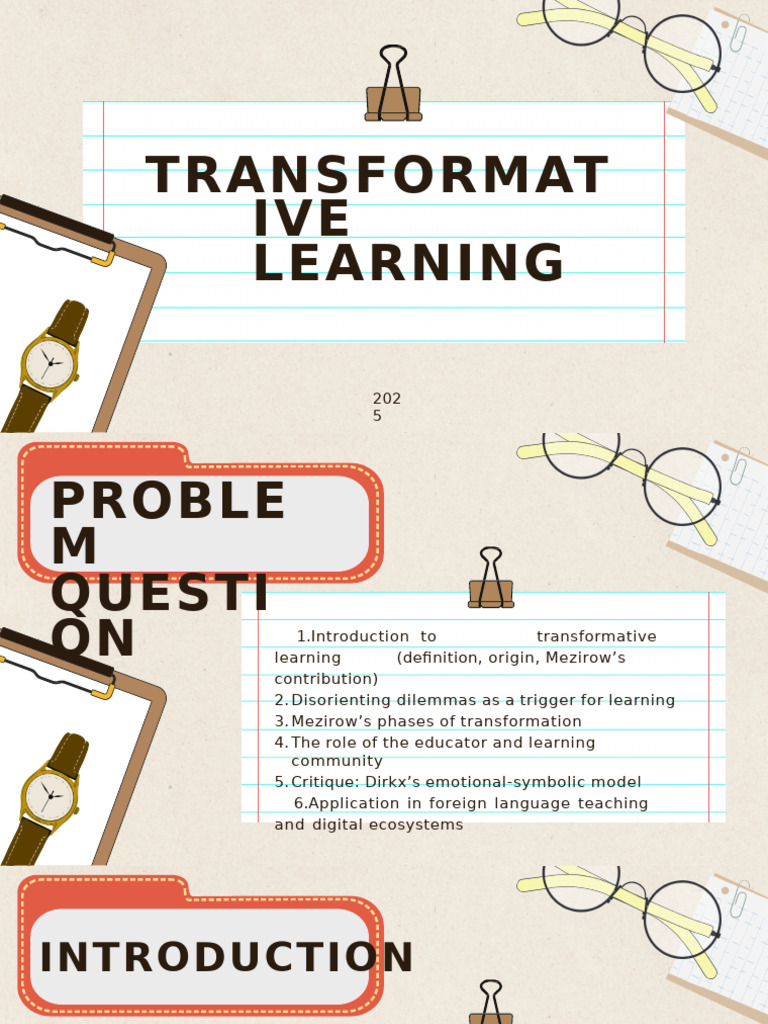 Transformative Learning 2 | PDF | Learning | Language Education