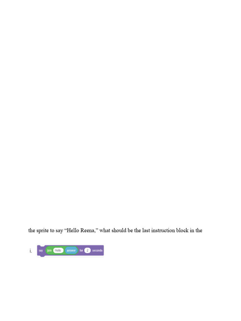 Scratch Advanced Features for Grade 5 | PDF | Boolean Data Type ...