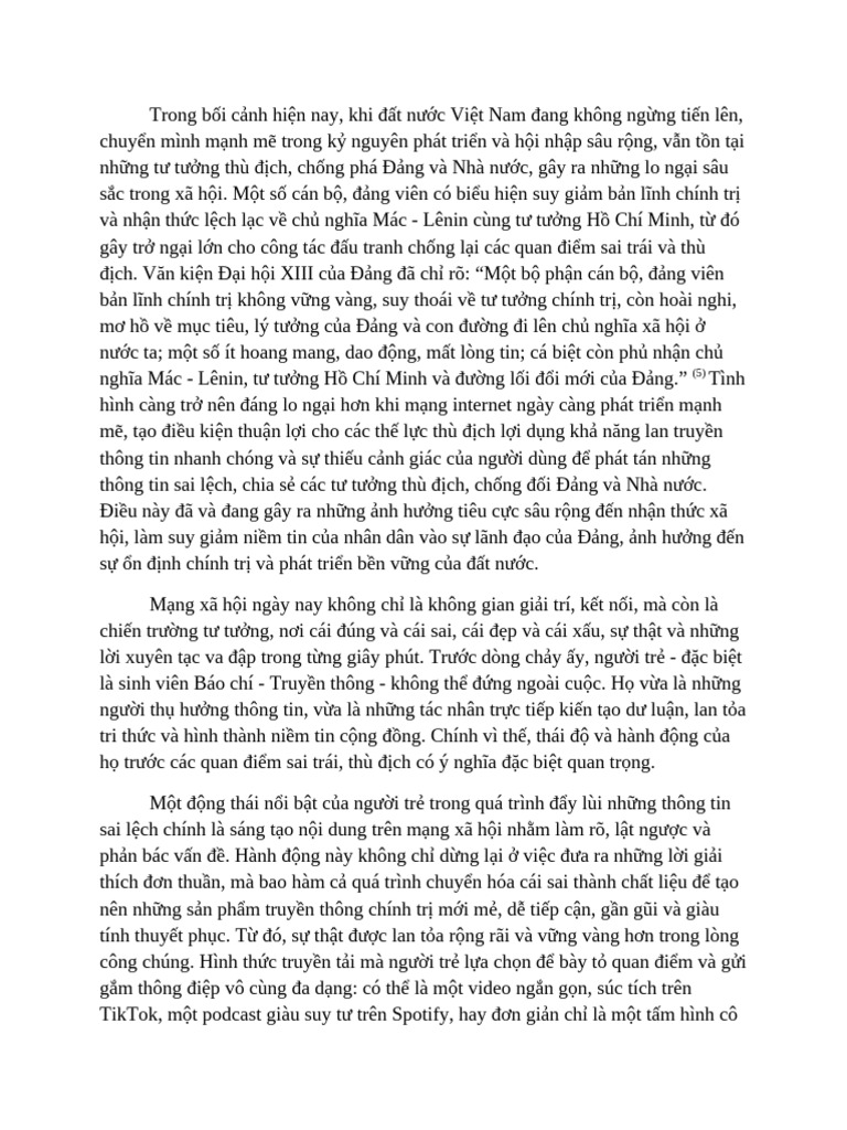 Hội Thảo Sinh Viên | PDF