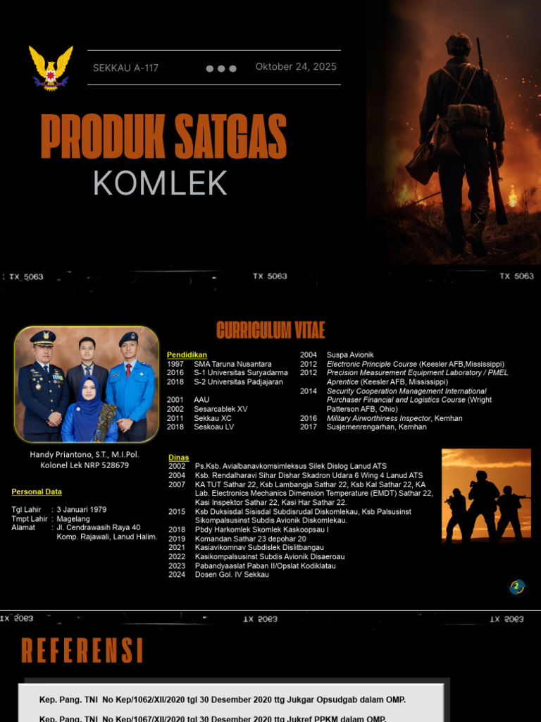 Rentis satgas komlek | PDF