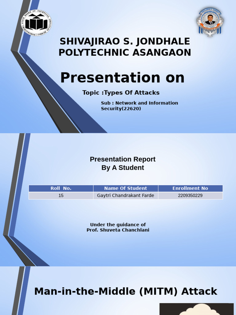 Shivajirao S. Jondhale Polytechnic Asangaon: Presentation On | PDF