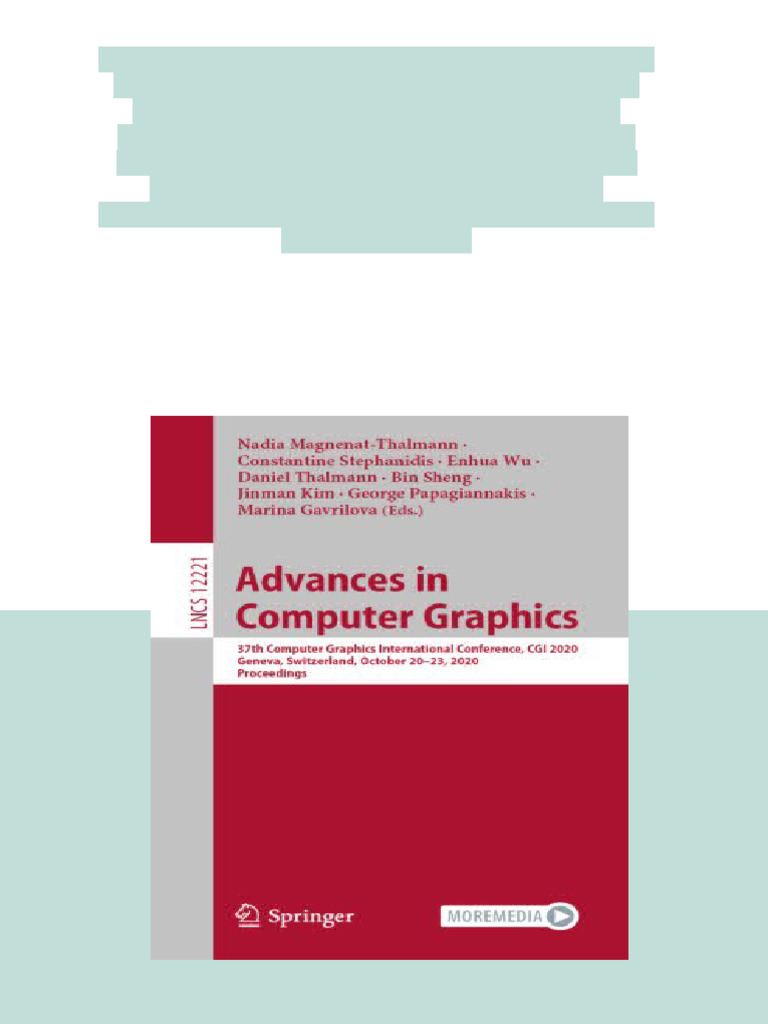 Computer Graphics International Conference Cgi 2020 Geneva Switzerland ...