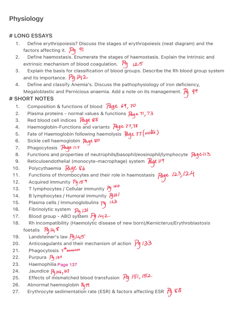 Physiology Blood | PDF
