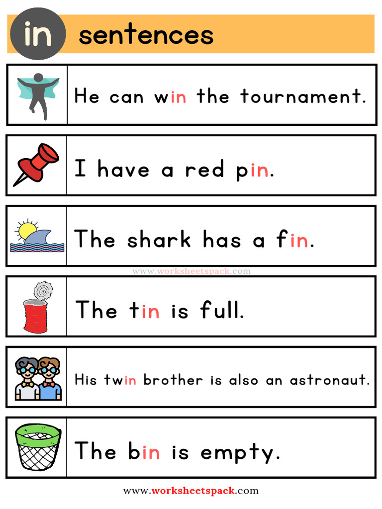 Free in Word Family Sentences | PDF
