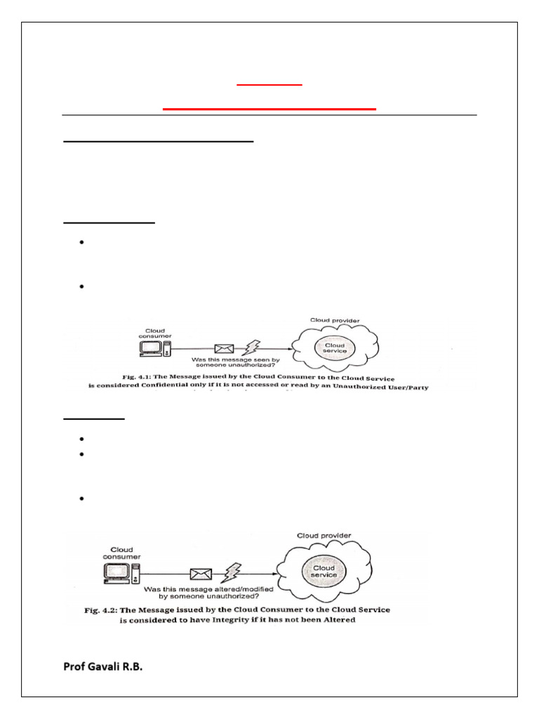 Unit IV | PDF | Cloud Computing | Security