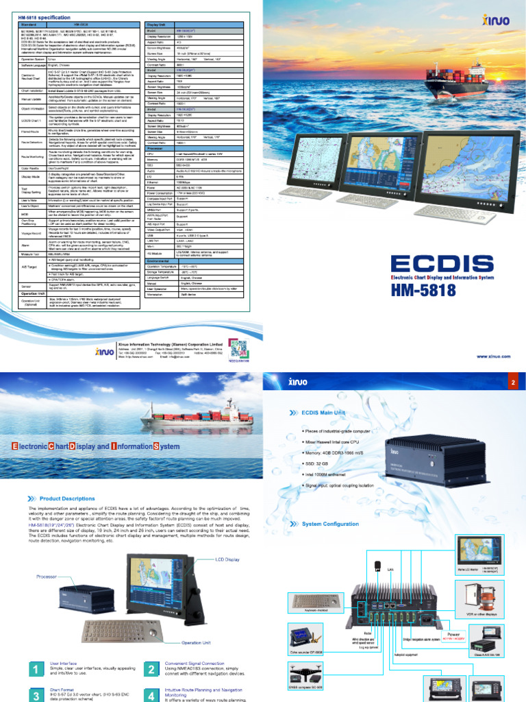 HM-5818 Electronic Chart Display and Information System | PDF