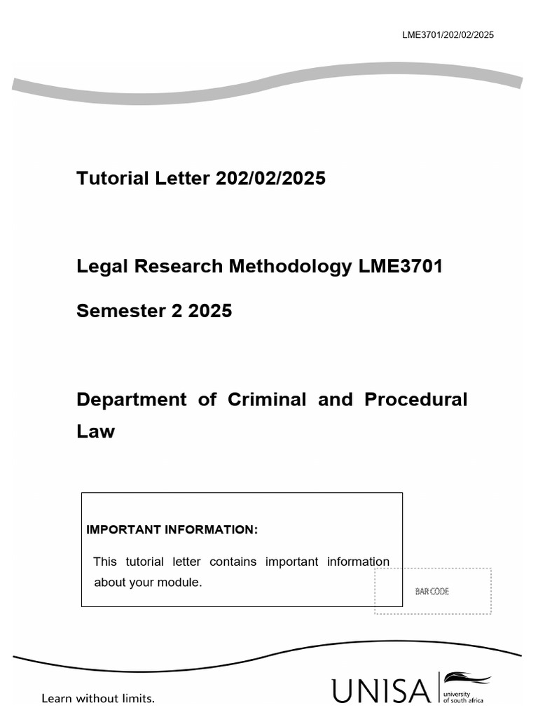 Tutorial Letter 202 - Feedback On Assignment 2 | PDF | Turnitin | Thesis