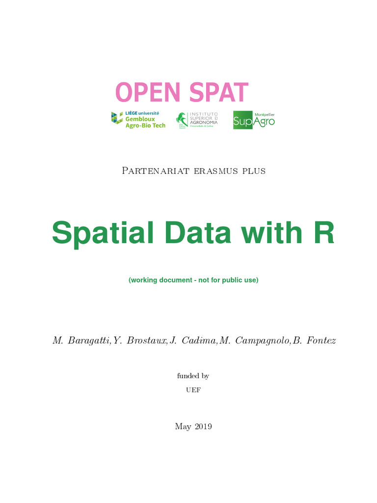 Spatial Data With R | PDF | Spatial Analysis | Autoregressive Model