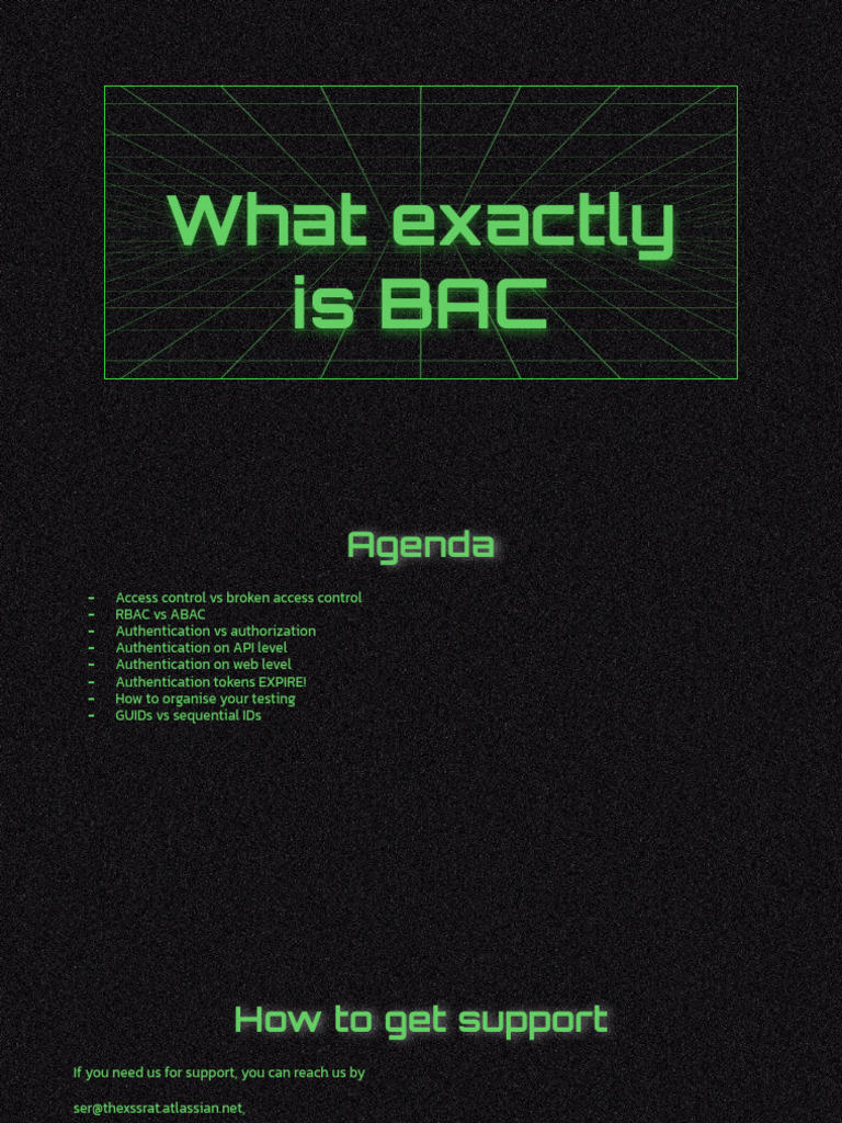 001-01 What Exactly Is BAC | PDF | Authentication | Computer Access Control