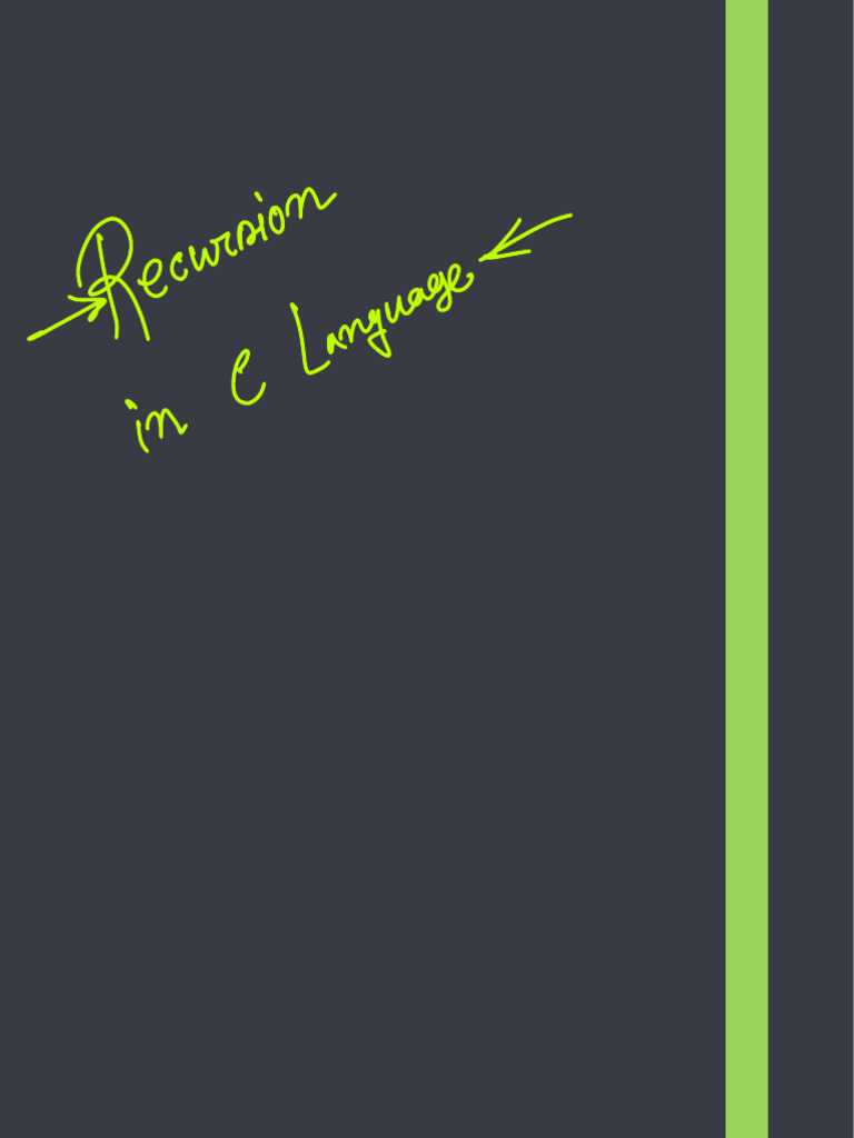 Recursion in C | PDF | Algorithms And Data Structures | Mathematics