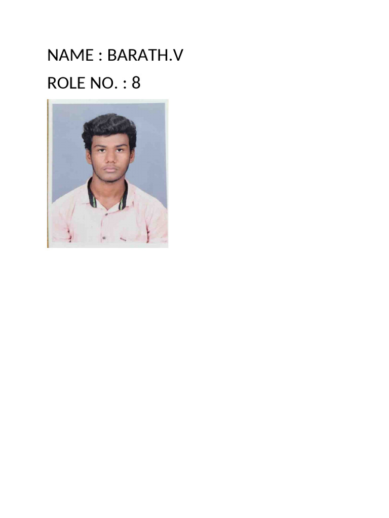 Barath V | PDF