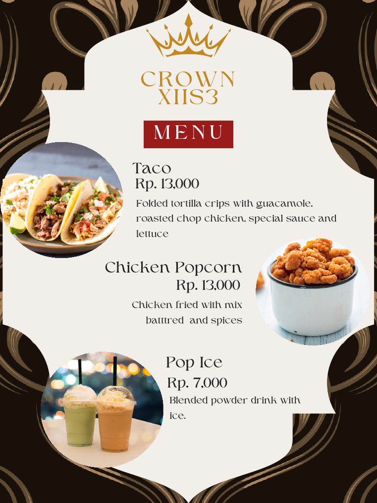 Yellow and Red Traditional Indian Food Restaurant Menu | PDF