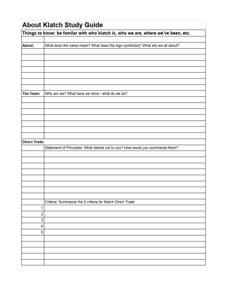 Study Guides | PDF | Coffee | Drink