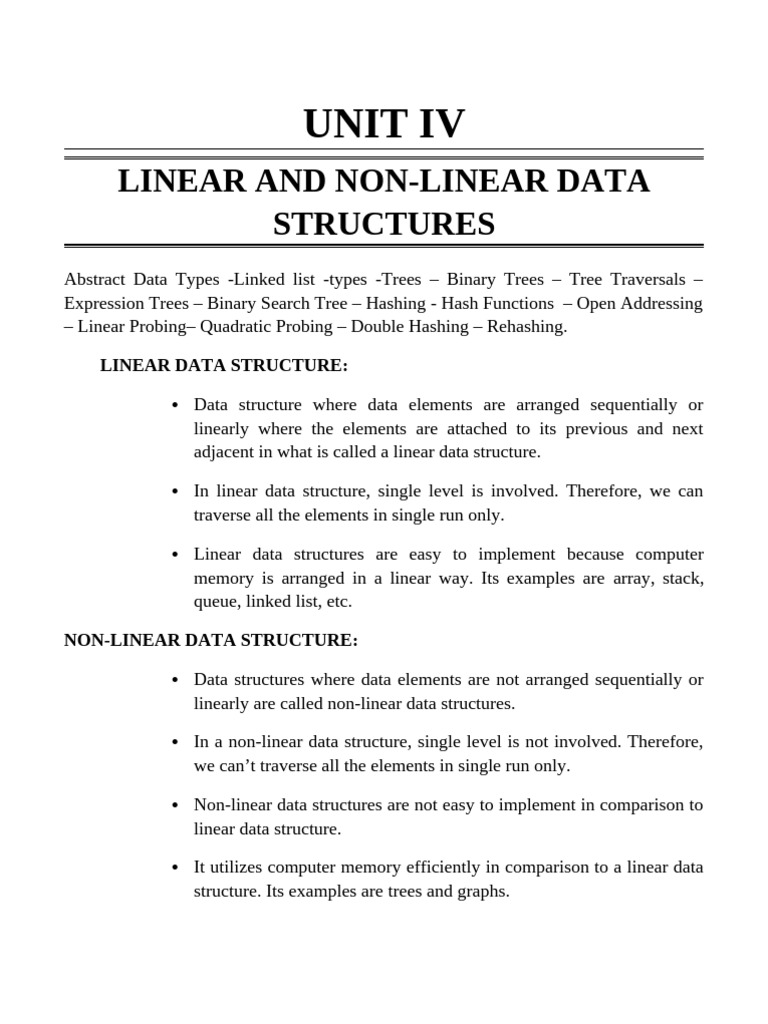 UNIT 4 TEMP C PROGRAMMING and DATA STRUCTURES - CPDS Aligned Jesi | PDF ...
