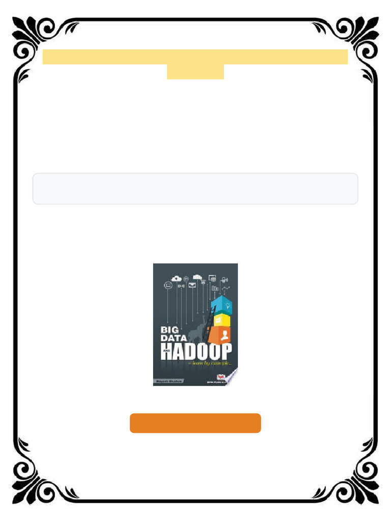 Big Data and Hadoop Learn by Example 1st Edition Bhushan Available in PDF & DOCX | PDF | Map ...