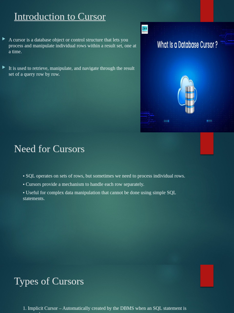 Understanding Database Cursors in SQL | PDF
