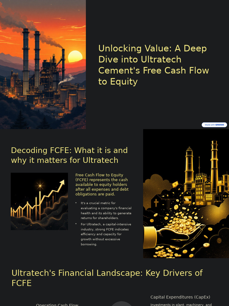 Unlocking Value A Deep Dive Into Ultratech Cements Free Cash Flow To ...