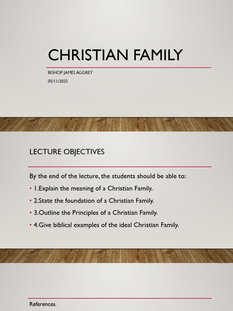 Christian Family | PDF | Bible | Christian Belief And Doctrine