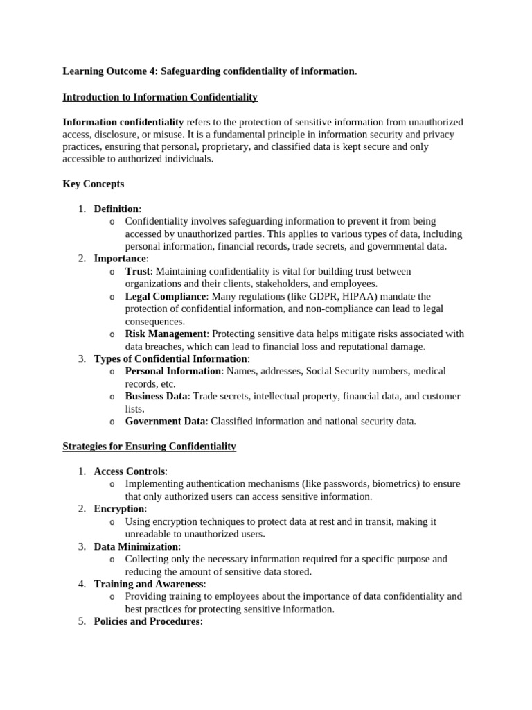 ABC Learning Outcome 4 | PDF | Information Security | Security