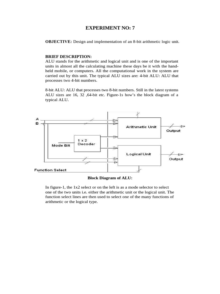 COA Experiment No. 07 | PDF